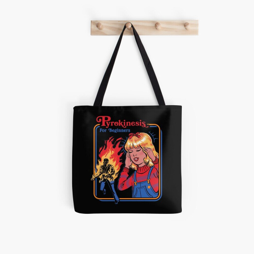 Tote Bags Pyrokinesis for Beginners Grocery for School Library Gym on OnBuy