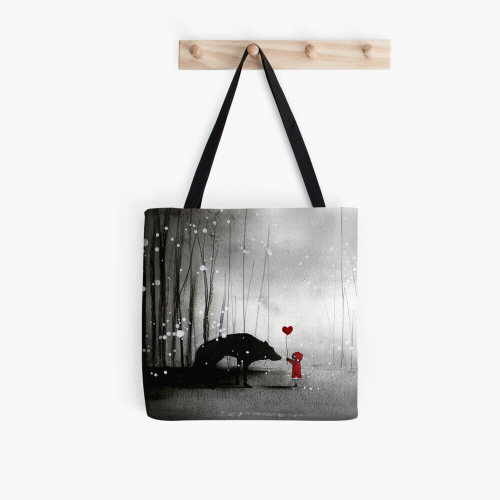 Tote Bags Little Red Riding Hood ~ I love You Grocery for School ...