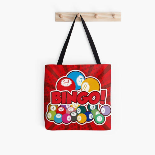 Tote Bags Bingo - For Bingo Fans Grocery for School Library Gym on OnBuy
