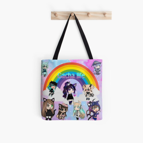 Tote Bags gacha life anime pack Grocery for School Library Gym on OnBuy