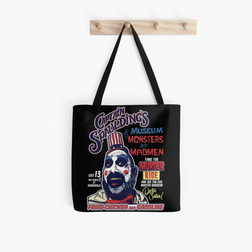 Tote Bags Captain Spaulding's Museum of Monsters and Madmen Grocery for ...