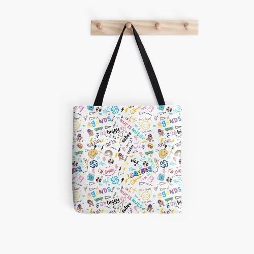 Tote Bags Norris Nuts Seamless Pattern, Norris Nuts Pattern Grocery for ...