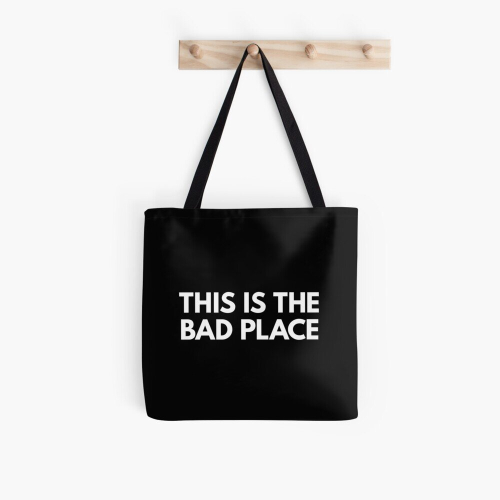 Tote Bags This Is The Bad Place V1 Grocery for School Library Gym on OnBuy