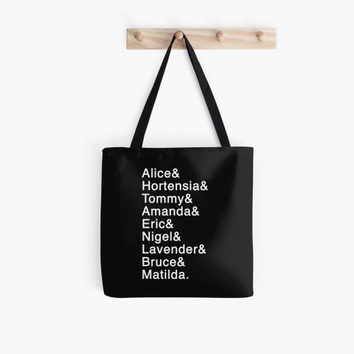 Tote Bags Matilda the Musical - Names Grocery for School Library Gym on ...