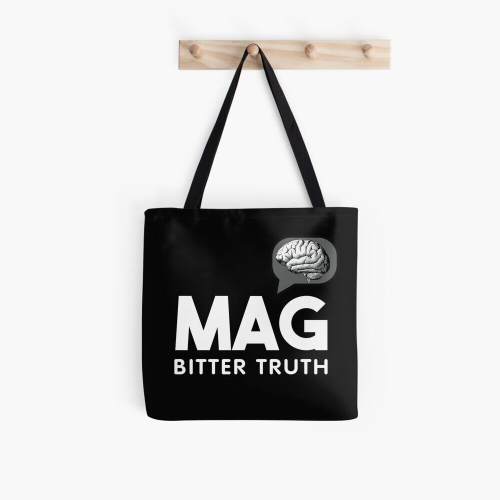 Tote Bags MAG BITTER TRUTH Grocery for School Library Gym on OnBuy