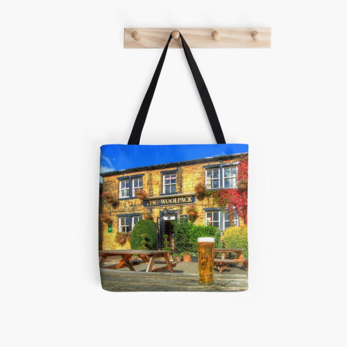 Tote Bags Cheers From The Emmerdale Woolpack Esholt Grocery for School ...