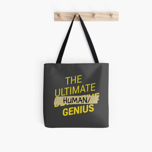 Tote Bags B99 - Ultimate human slash genius Grocery for School Library ...