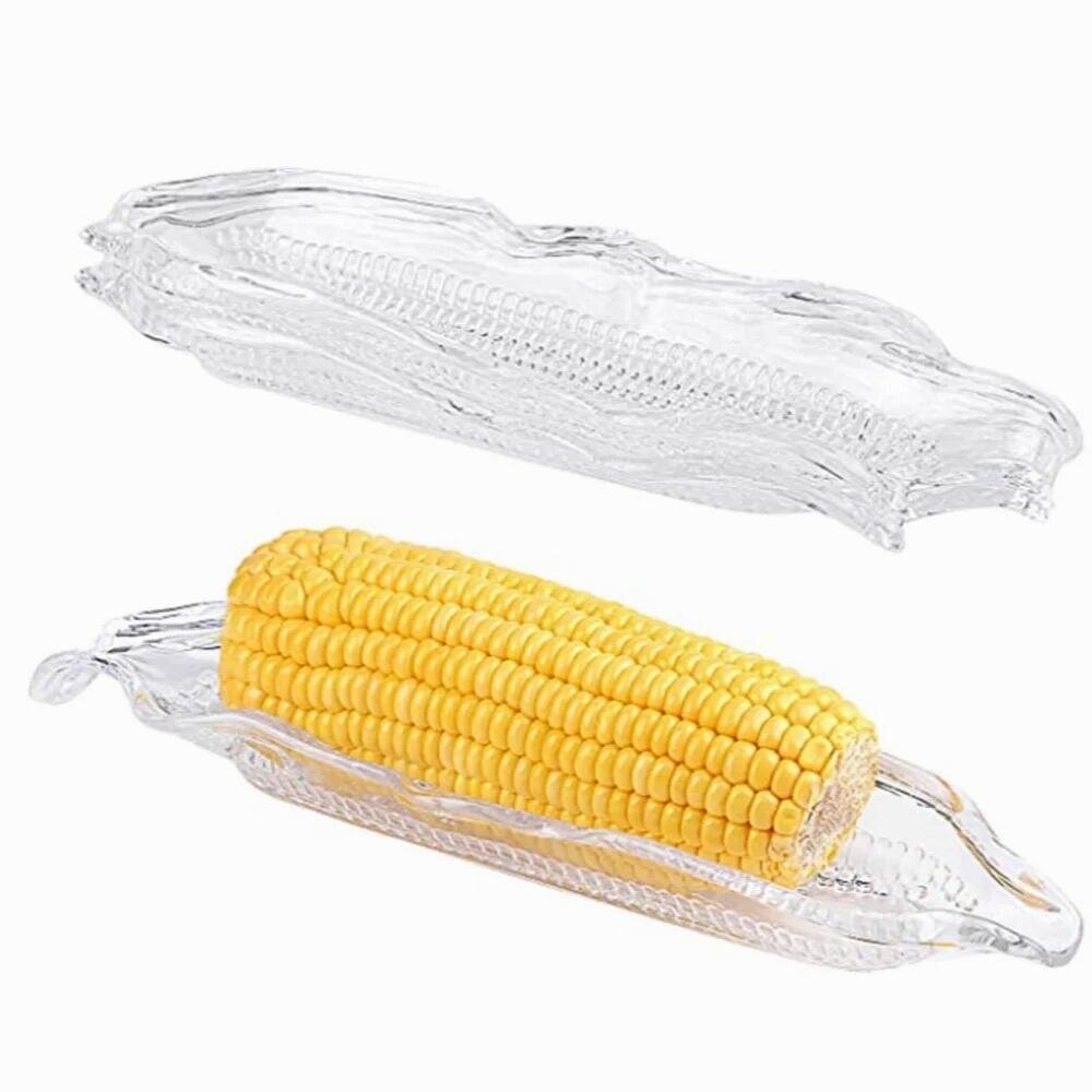 Plastic Corn Trays Kitchen Storage Container Party Easy Clean BBQ ...