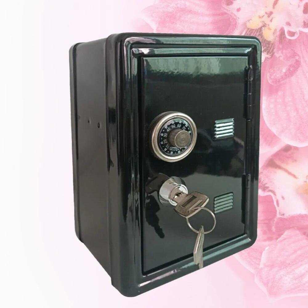 Bank Box Piggy Money Safe Kidsmini Metal Storage Bankssmall Cash ...