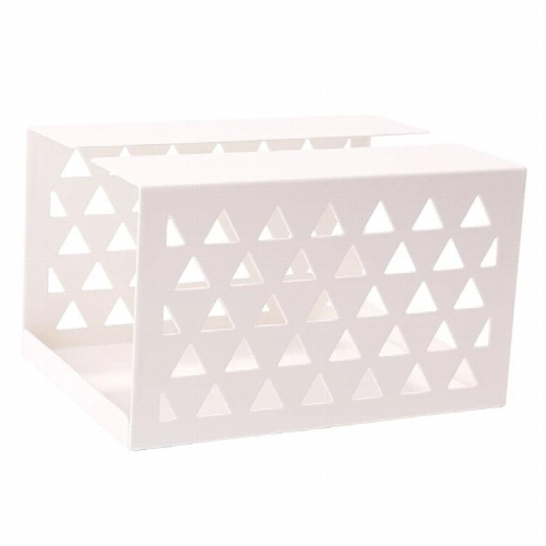 Wrought Iron Geometric Tissue Box Tissue Box Cover Rectangular Metal ...