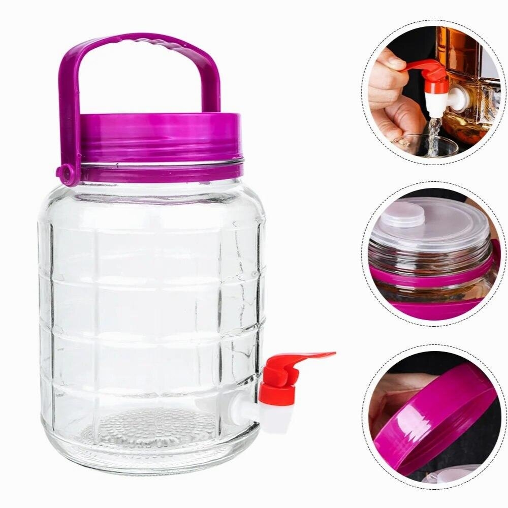 Jar Pickle Teadispenserwater Container Sun Fermenting Pitcher Kettle ...