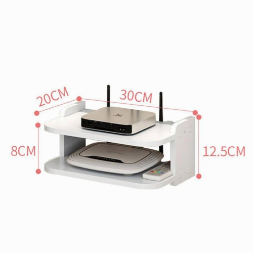 Drawer Punch-Free Organizer Living Room TV Wall Set-top Box Rack Router ...