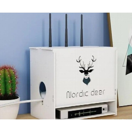 No Holes Living Room TV Wall Set-top Box Shelf Router Receiver Box Wall ...