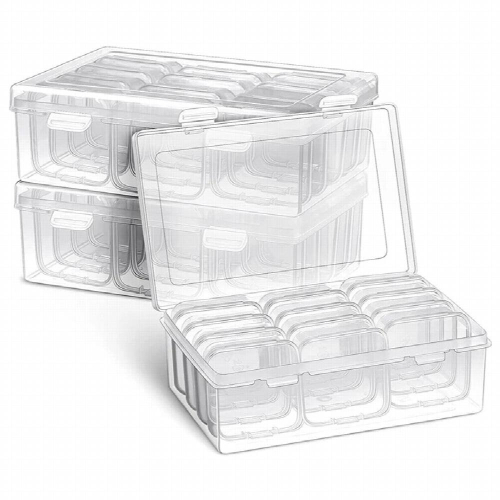 Clear Plastic Storage Cases Small Beads Organizer Container Transparent ...