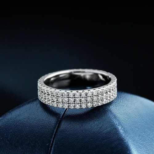 High Sense Eight Heart Eight Arrow High Carbon Diamond Ring for Men Or ...