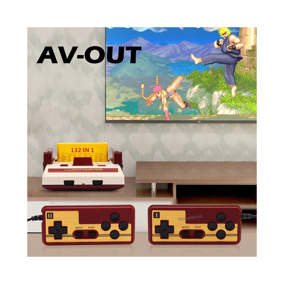 8 Bit Video Game Console Built in 500 Classic Games Family Computer TV ...