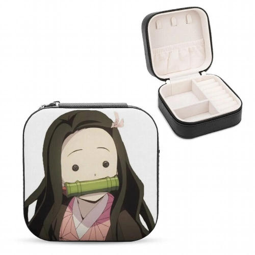Nezuko - Demon Jewelry Storage Box Jewelry Portable Pu Leather ...