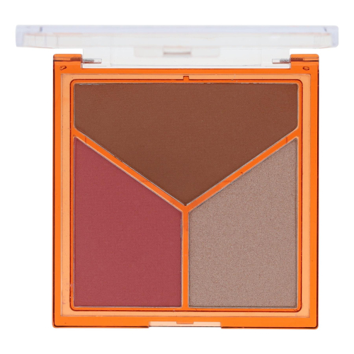 Sunkissed Chestnut Glow Face Trio Palette - 6.5g Bronzer, 5.5g Blusher ...