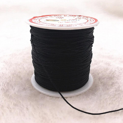 100M/Roll 0.8mm Nylon Cord Thread Chinese Knot Macrame Cord Bracelet ...