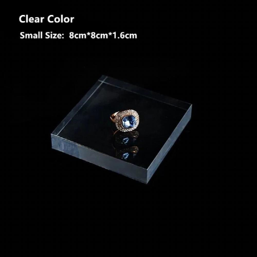 4 Acrylic Jewellery Display Block Jewelry Display Stand 8cm&10cm*15cm ...