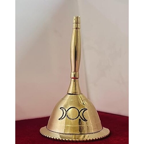 Indian Consigners Hand Bell Loud Brass Call Bells 3 Inches Altar ...