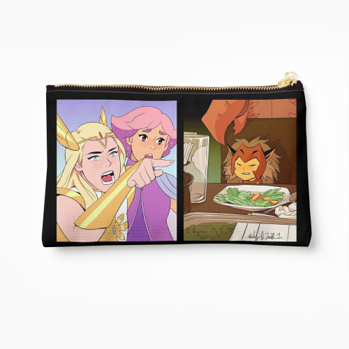 Makeup Bag She-Ra Yelling At Catra Meme Cosmetic Organizer Tyvek Paper ...