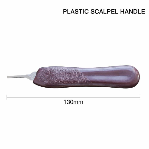 Scalpel Handle Carbon Steel Surgical Blades 5 Pcs Sterile Stainless ...