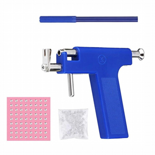 Professional Ear Piercing Gun Tool Set Ear Studs Steel Ear Nose Navel ...