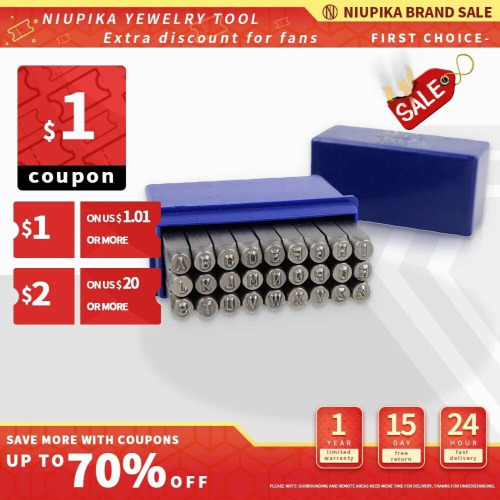 Die Steel Stamp Steel Word Code Punch .5mm A-Z Steel Stamped Steel ...