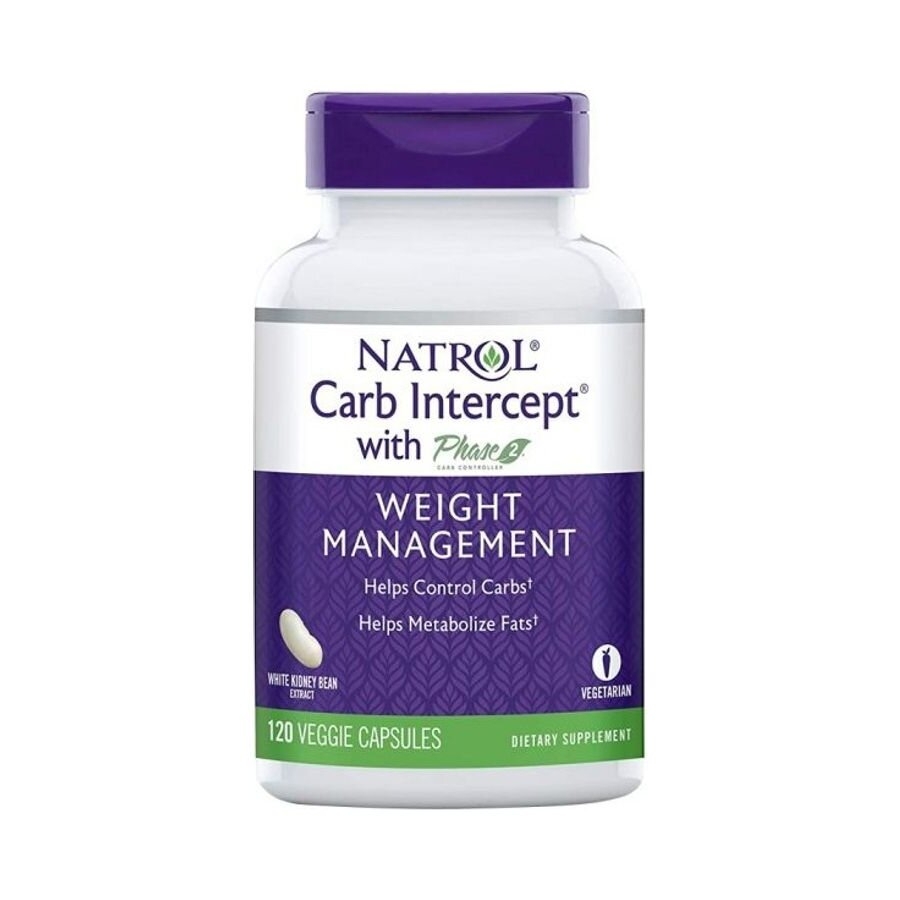 Natrol Carb Intercept With Phase 2 Carb Controller 1,000mg 120 Capsules ...