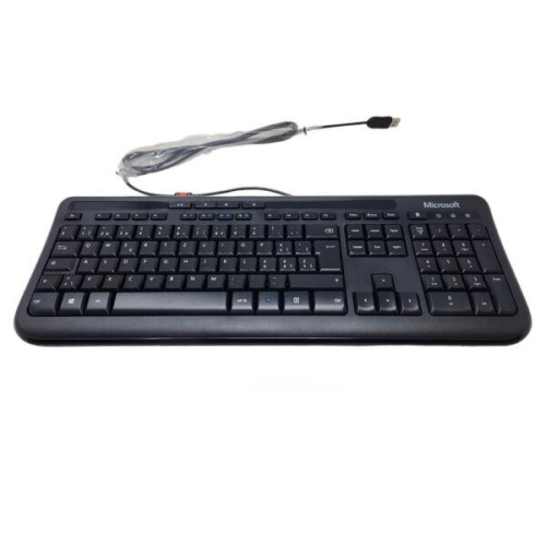 Microsoft Wired Keyboard 600 USB Swiss QWERTY Black ANB-00013 on OnBuy
