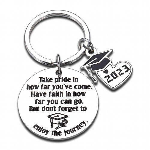 Class of Graduation Keychain Inspirational For High School College ...