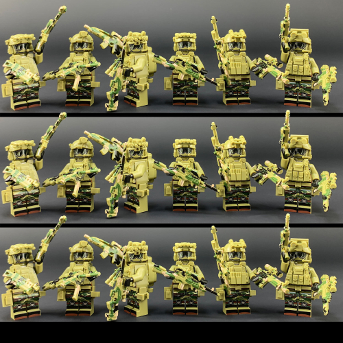 (Combo C) 18pcs/Set Military Special Forces Building Blocks Doll ...