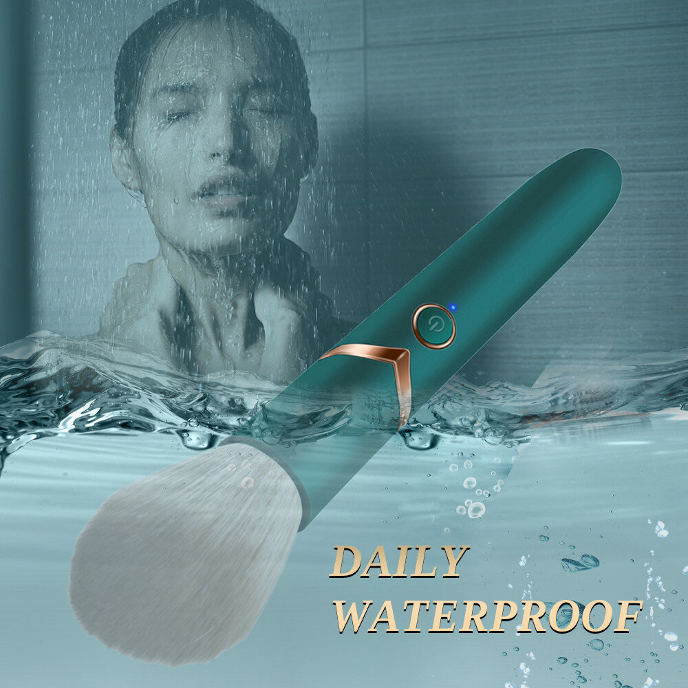 (Green with Box) Vibrator Makeup Brush Bullet Vibrator Dildo for Women ...