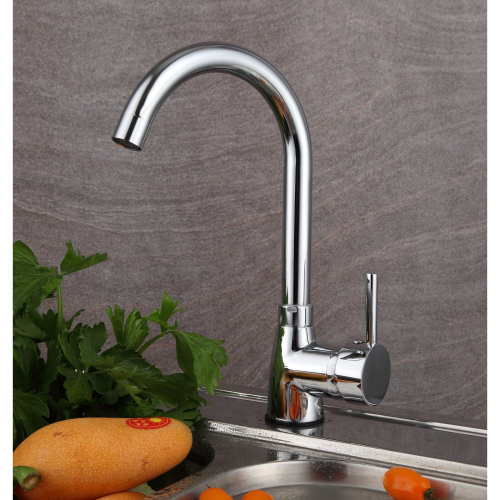 Kitchen Mixer Tap with 360 Degree Swivel Spout, Single Handle Bar Sink ...