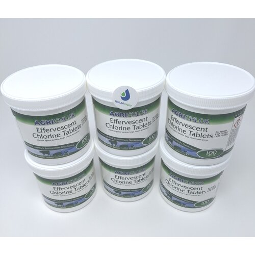 Agrichlor Effervescent Chlorine Tablets Pack of 6 on OnBuy