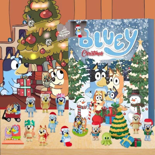 (Bluey's Blind Box 2) Christmas Advent Bruiser Grinch Blind Boxes 24 ...
