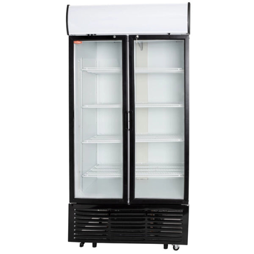 Contender Double Glass Hinged Door Fridge With Canopy 1045L Capacity on ...
