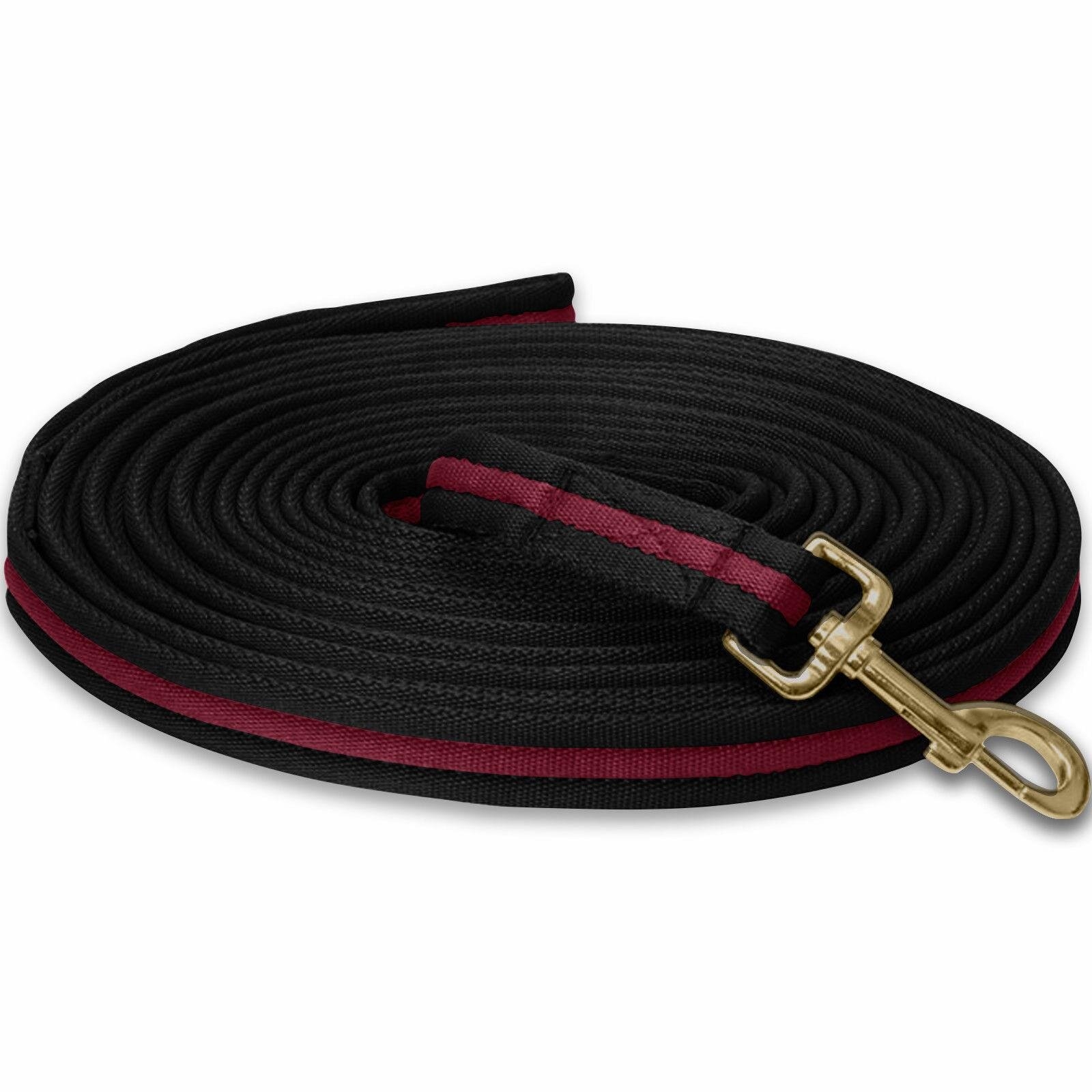 4 Metres Soft Padded Lunging Rein Pony Horse Training Long Lunge Line ...