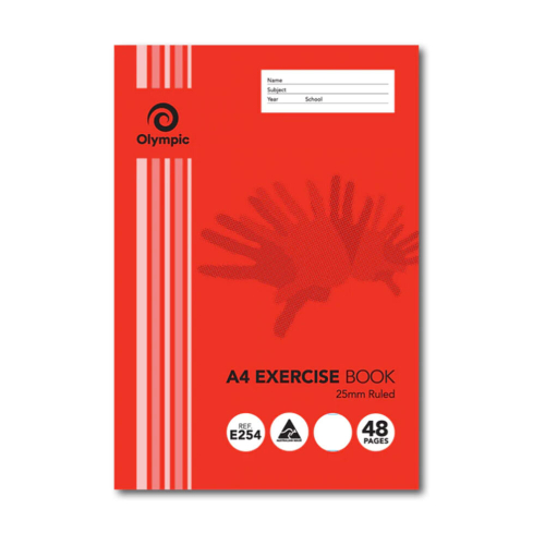 Olympic A4 Ruled Exercise Book 25mm 48pg on OnBuy