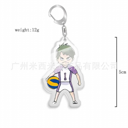 Anime Haikyuu!! Keychain Volleyball Boy Key Chain Hinata Shoyo Kageyama ...