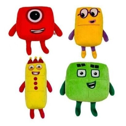 4PCS Numberblocks Plush Toy Soft Number Blocks Dolls on OnBuy
