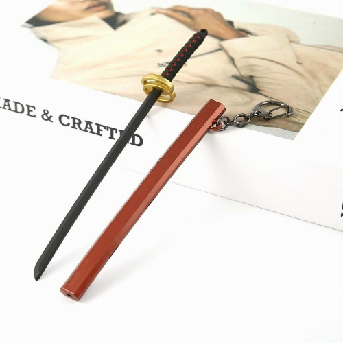 Japanese Anime Demon Slayer Sword Keychain Cosplay Katana Ghost Blade ...