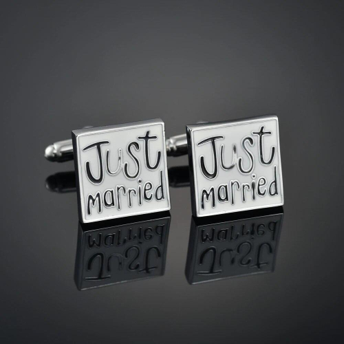 Enamel Copper Laser Metal Lattice cufflinks Gems/Dragon/Married/Knot ...