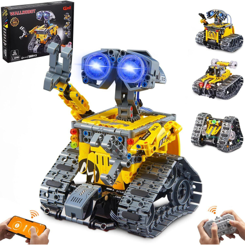 4 in 1 Robot STEM Projects, Programmable Robot Kit, Build Educational ...