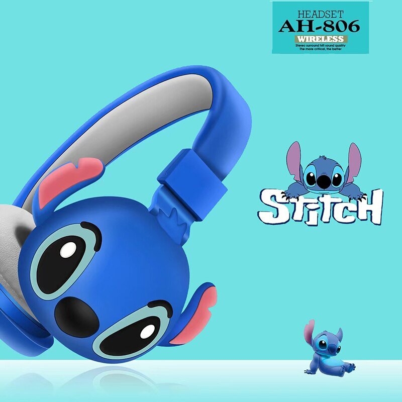 (Stitch) Wireless Bluetooth Headphones AH-806 HIFI Sound on OnBuy