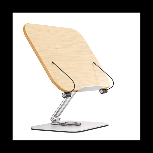 Book Stand for Reading, Adjustable Bracket with 360 Rotating Base on OnBuy