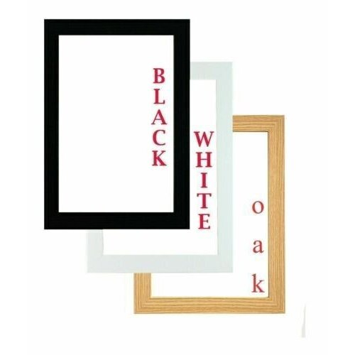 (20x25 cm, White) A1 A2 A3 A4 A5 Picture Frame Photo Frame Poster ...