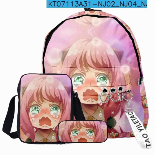 3pcs/set Anime Spy X Family Backpack Students Children Boys Girls ...