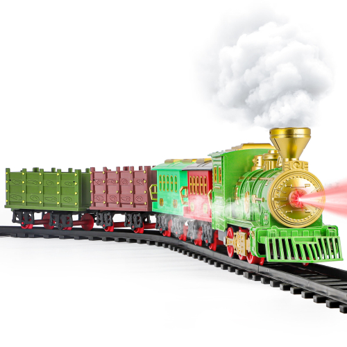 Christmas Tree Toy Train Set with Lights and Sounds, Christmas Train ...